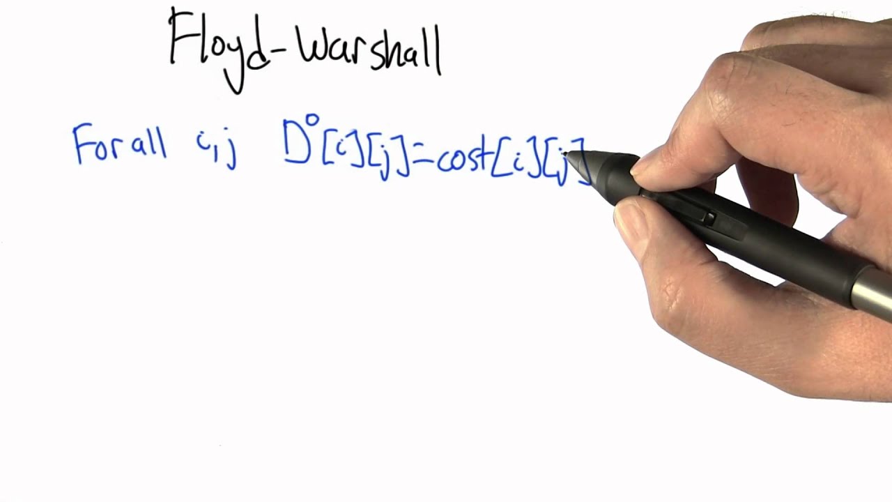 Floyd-Warshall - Intro to Algorithms