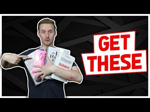 Music Theory Books - GET THESE FOUR!