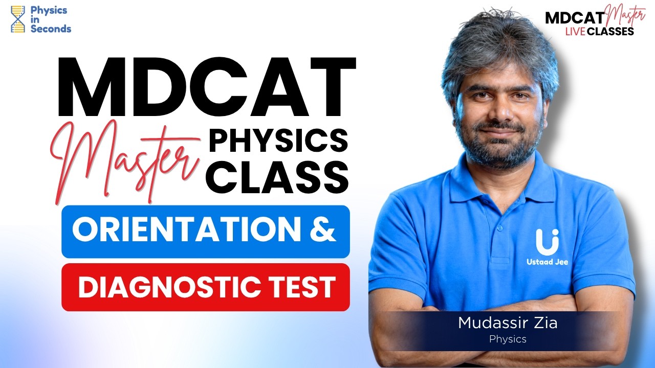 MDCAT | Physics Master Class | Orientation & Diagnostic Test