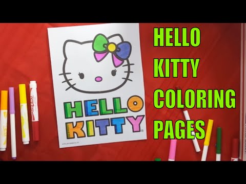 Hello kitty coloring pages Coloring Book Fun Printable color page Drawing