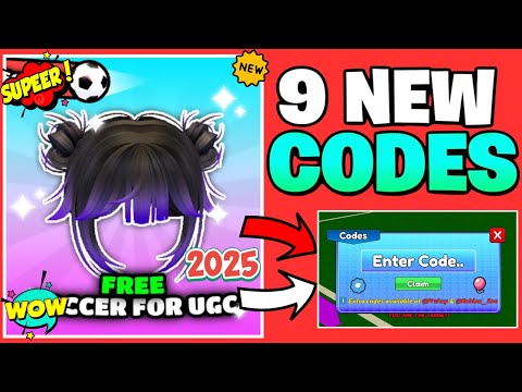 ☑️UPDATE CODES☑️⚡MAY⚡SOCCER FOR UGC! ROBLOX CODES 2025 - SOCCER FOR UGC! CODES 2025