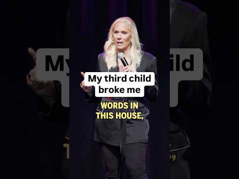 I was so strict… until my third child 🤣🫠 #LeanneMorgan #standupcomedy #comedian #comedyshorts