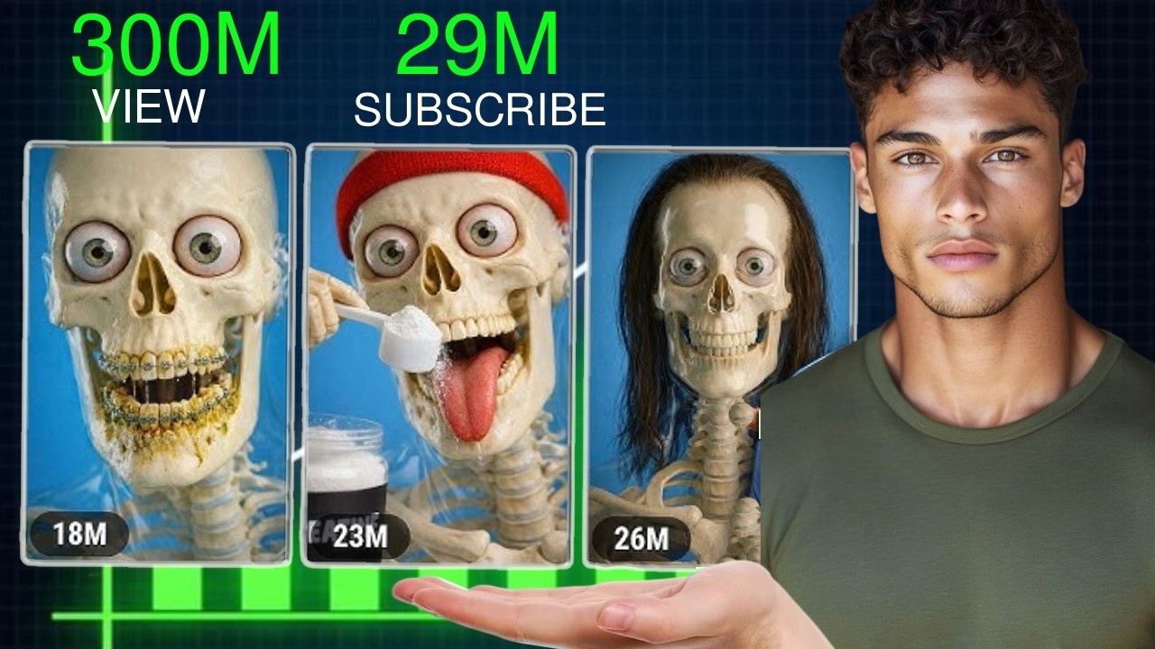 How to Create Viral Skeleton Shorts Using AI (Step-by-Step Tutorial)