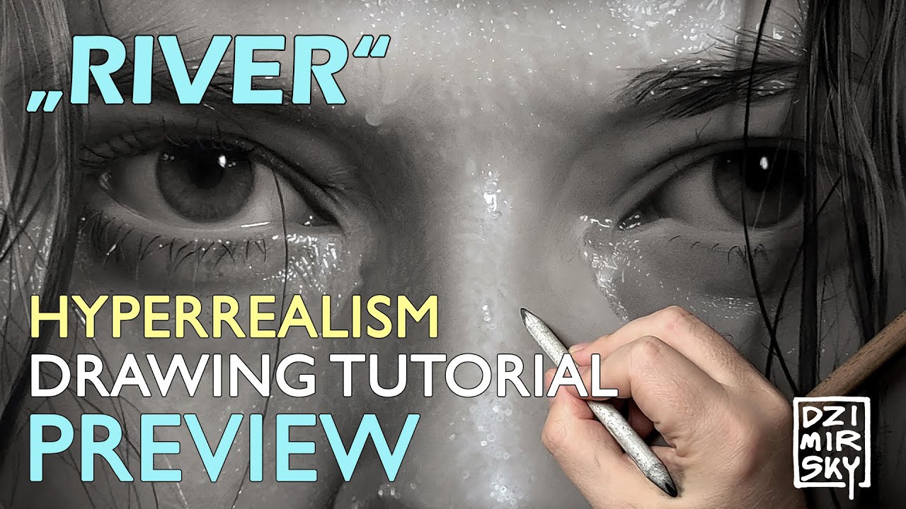 Dirk Dzimirsky - Hyperrealism Drawing Tutorial Workshop Preview