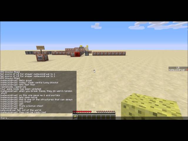 Vanilla Lucky Blocks! Minecraft Map