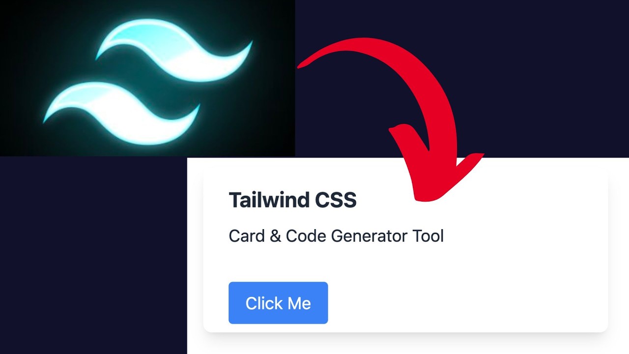 Learn Tailwind CSS Card Generator Tool under 12 min