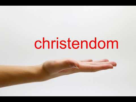 How to Pronounce christendom - American English