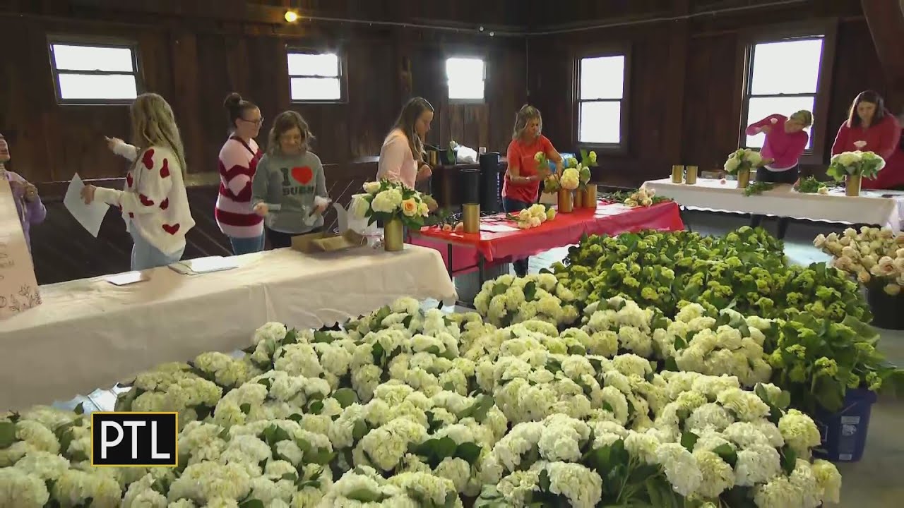 Heartfelt gestures with blossoms of hope from the Valentine's Day Widow Outreach Project