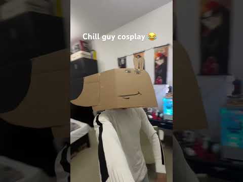 Chill guy meme cosplay #chillguy #cosplay #mask