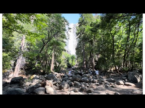 Walking Hike to BRIDALVEIL FALLS CA