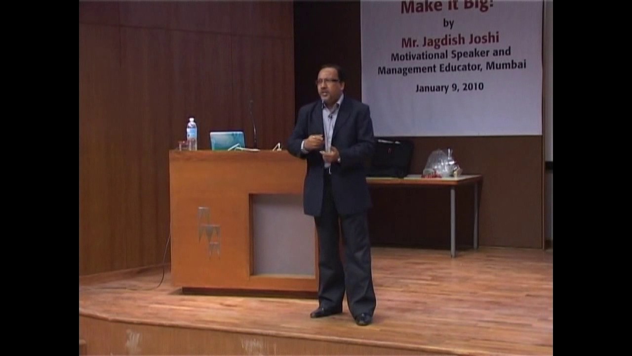 Jagdish Joshi On Business