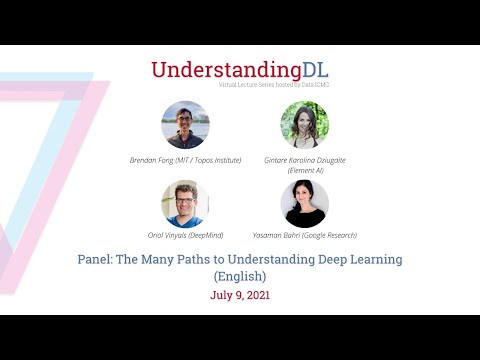 Panel: The Many Paths to Understanding Deep Learning (English)