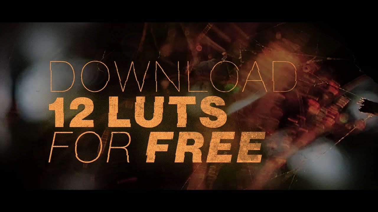 Free Download LUTs | Free to Use LUT Pack of a Dozen Looks | 3DL, CSP, CUBE, ICC