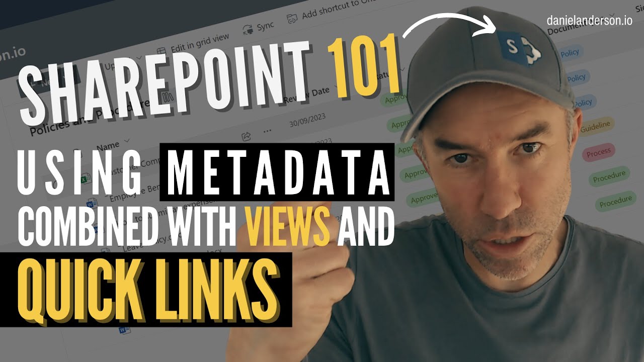 SharePoint How to use meta data, views and quick links to cre...