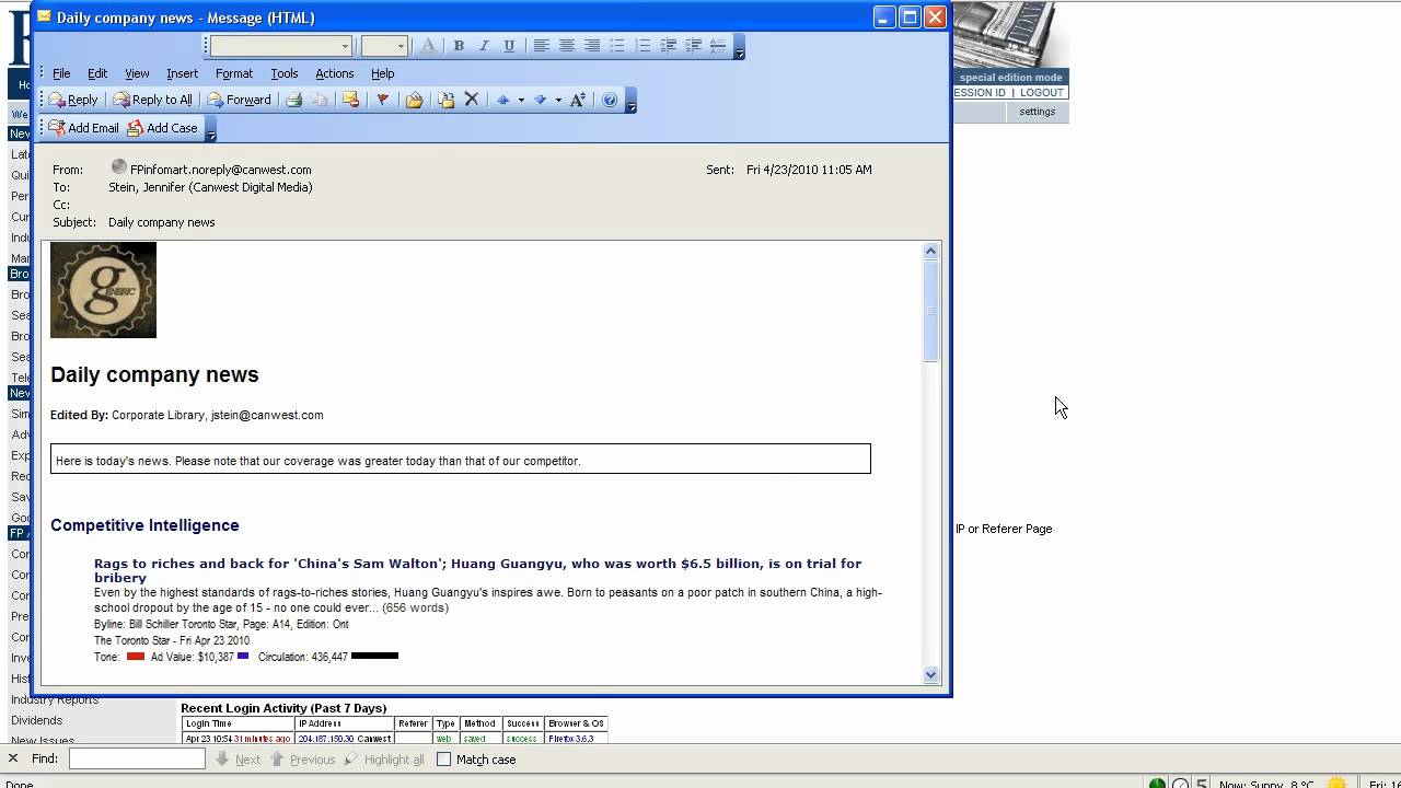 Tutorial:  Adding a logo to the intranet toolkit