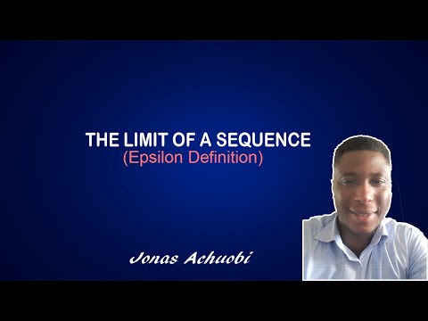 2 - Limit of a Sequence | epsilon definition of limit