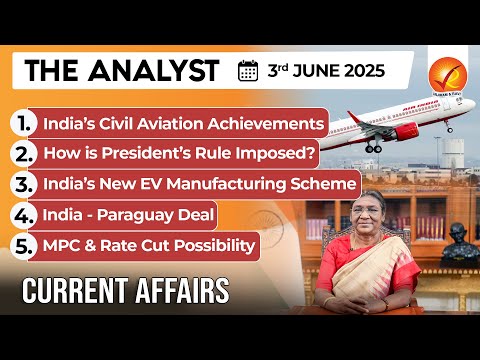 Daily Newspaper Analysis 3rd June 2025  | The Hindu Analysis | Indian Express Analysis | The Analyst
