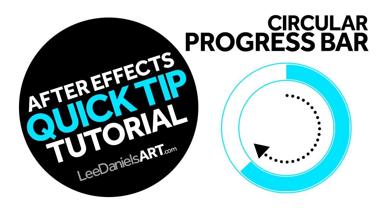 After Effects Tutorial | QUICK TIP | Circular Progress Bars