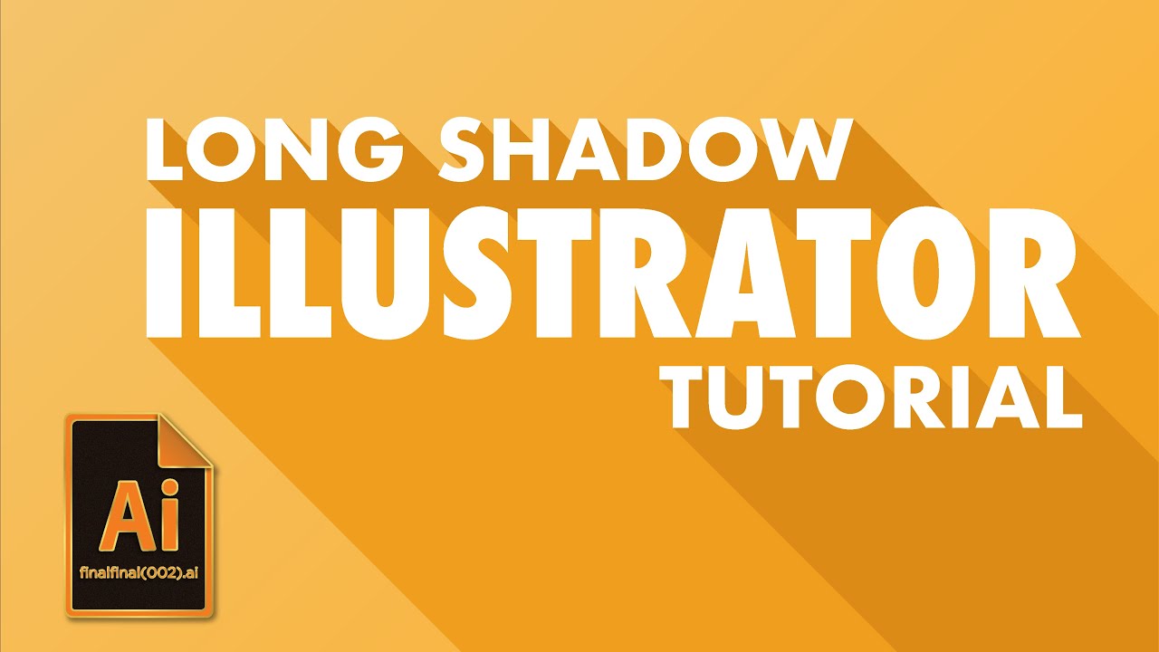 Easy Long Shadow Illustrator Tutorial | RSD Tutorials