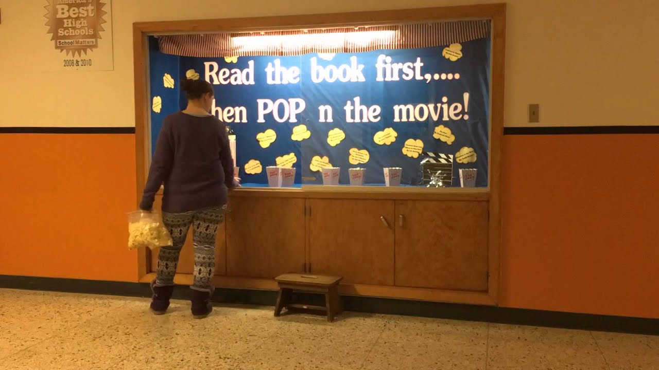 A Case of Creativity: Ms. McLarren's Library Display Cases