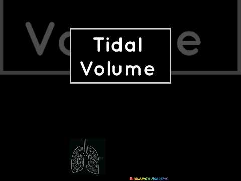 What is Tidal Volume? #SHORTS #exam #viral #biology
