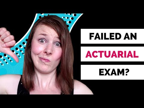 Failed an actuarial exam? You've got to do something different!