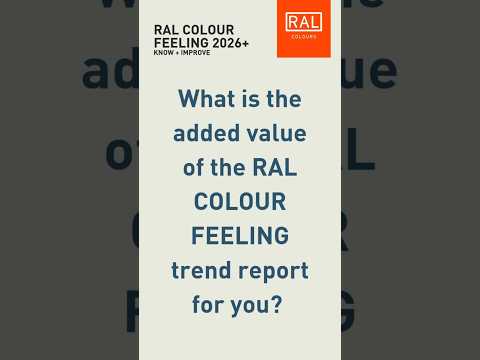What is the added value of the RAL COLOUR FEELING trend report? – RAL COLOUR FEELING 2026+