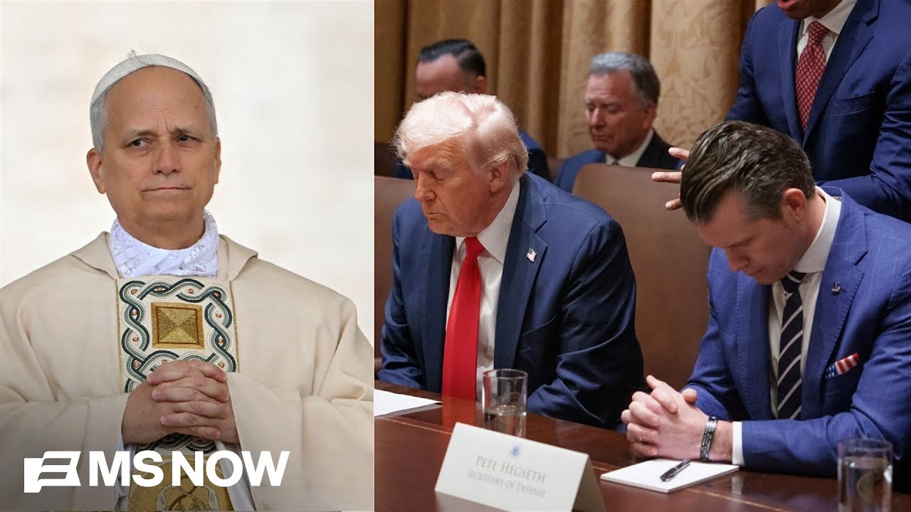 ‘Your hands are full of blood’: Pope Leo REBUKES Hegseth’s war prayers