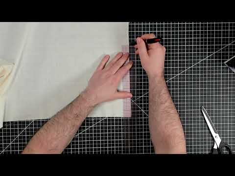 Finding And Cutting Bias On Fabric