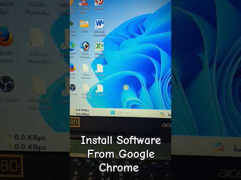 Install Apps From Google Chrome in Laptop | Install Software In PC || #laptop #tips #tipsandtricks