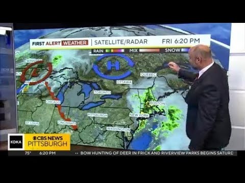 KDKA-TV Evening Forecast (9/29)