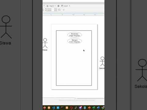 CARA MEMBUAT USECASE DIAGRAM GAMPANG BANGET #usecase #diagram #uidesign