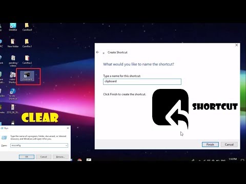 How to Clear Clipboard History and Create Desktop Shortcut in Windows 10