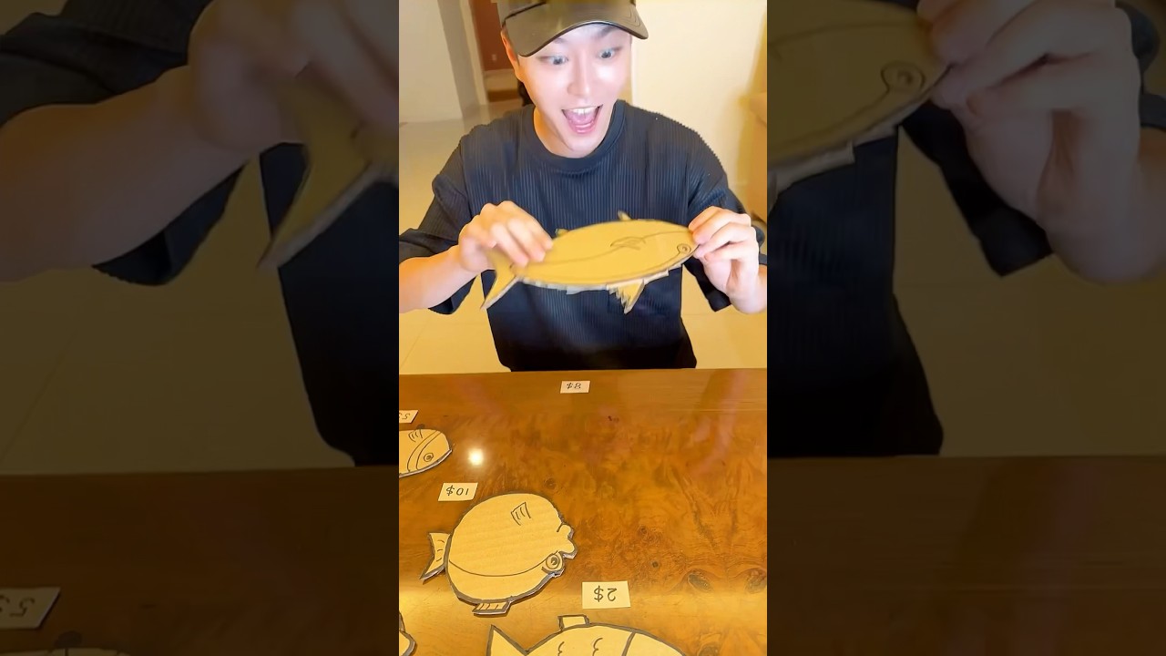 WELCOME TO THE CARDBOARD FISH SHOP🐠#asmr