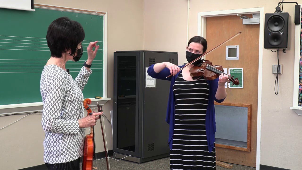 Violin Techniques / A common problem in advanced string crossing