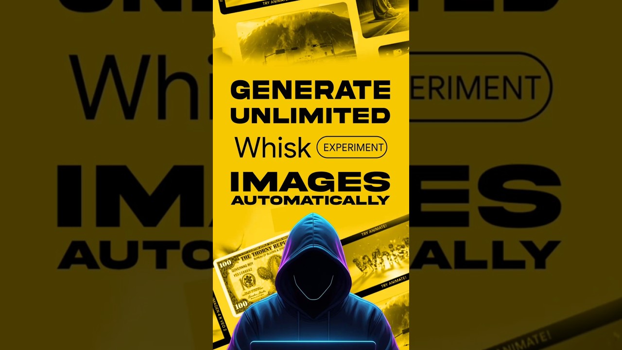 How To Make 1000 Google Whisk AI Images While You Sleep | Bulk AI Image Automation 🔥 #shorts