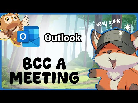 How to BCC a Meeting Invite in Outlook | Guide Glimpse