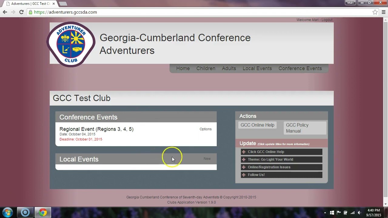 How to Register for an Event
