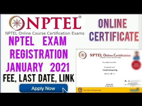 NPTEL Exam Registration Process 2021 | How to Register for NPTEL Exam | Nptel Exam in Hindi, English
