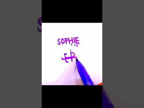 SOPHIE NAME LOGO 💥 COMMENT YOUR NAME FOR LOGOS 🎈#shorts#viral#trending#logo