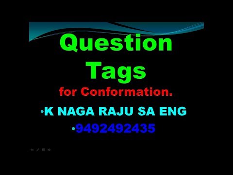 Question Tags in English Grammar | Rules, Examples, and MCQs Explained