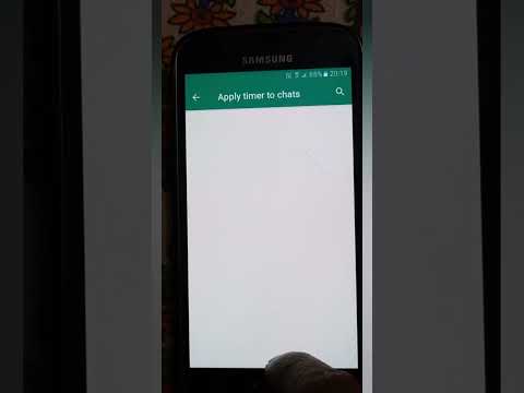 how to Apply timer to chats in WhatsApps #whatsapp #shorts ❤❤
