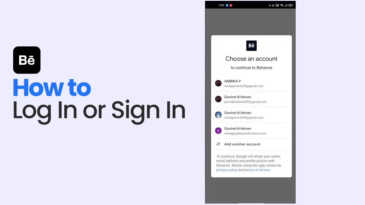 How to Log In or Sign In on Behance [easy]
