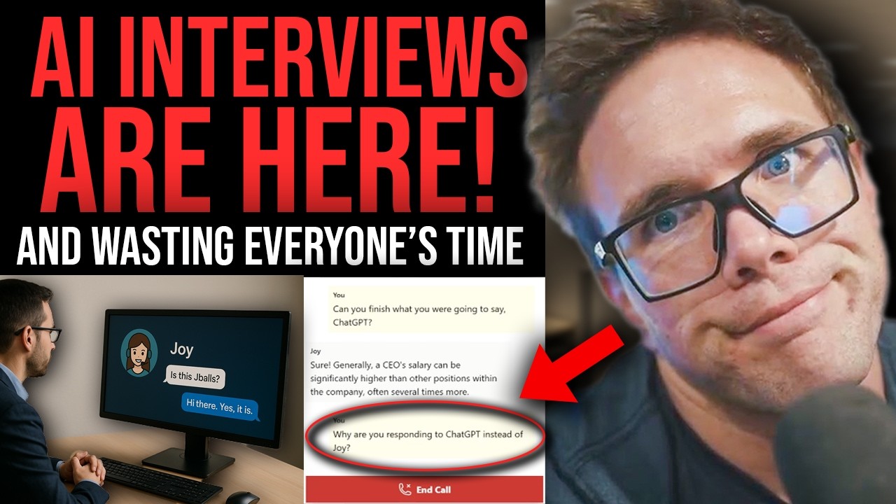 AI INTERVIEWS ARE HERE!! SO I TROLLED ONE TO SHOW YOU...