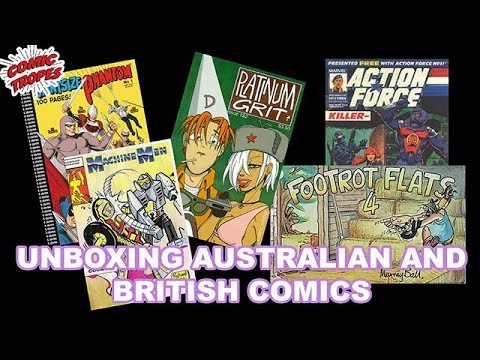 Unboxing Australian and British Comics