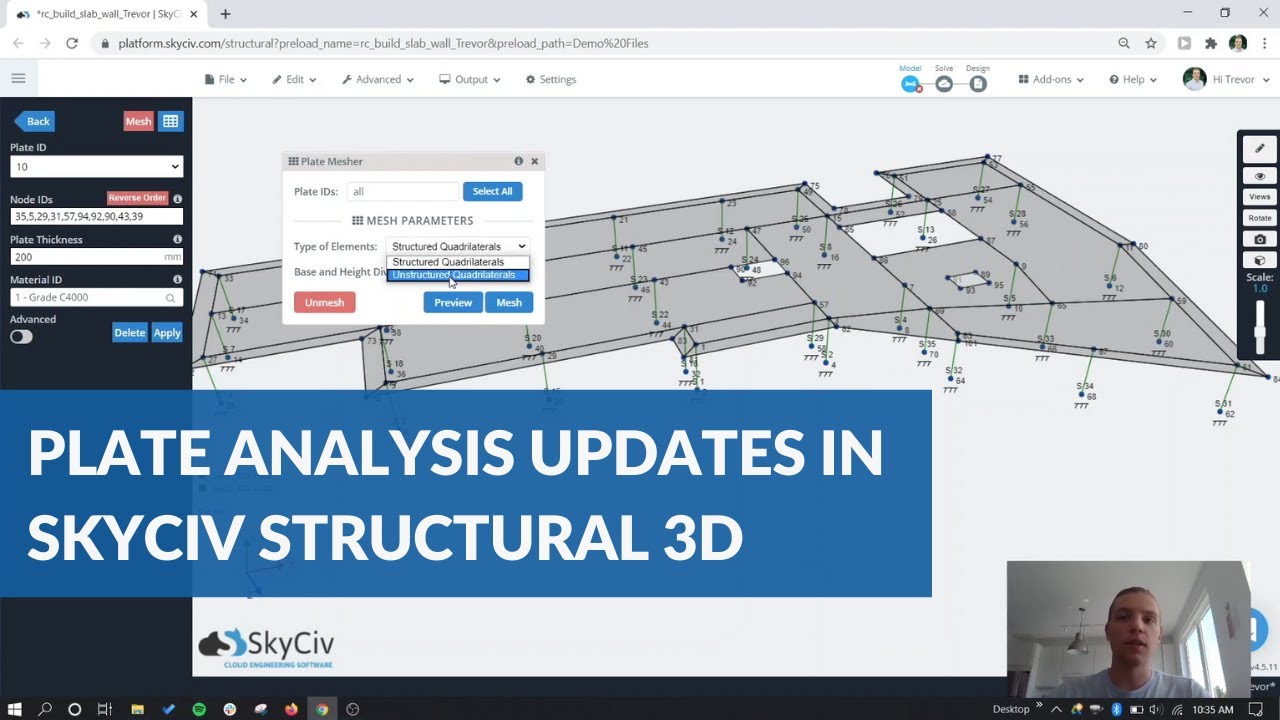 Plate Analysis Updates in SkyCiv Structural 3D