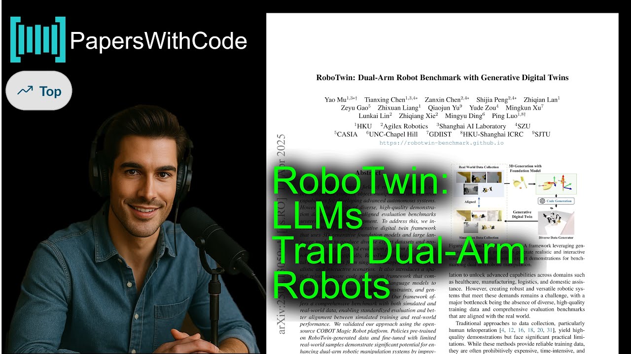RoboTwin: LLMs Train Dual-Arm Robots