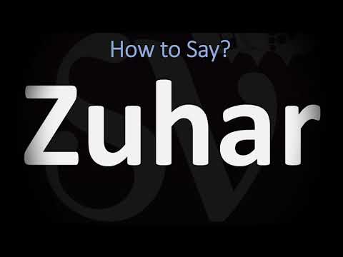 How to Pronounce Zuhar? (CORRECTLY)