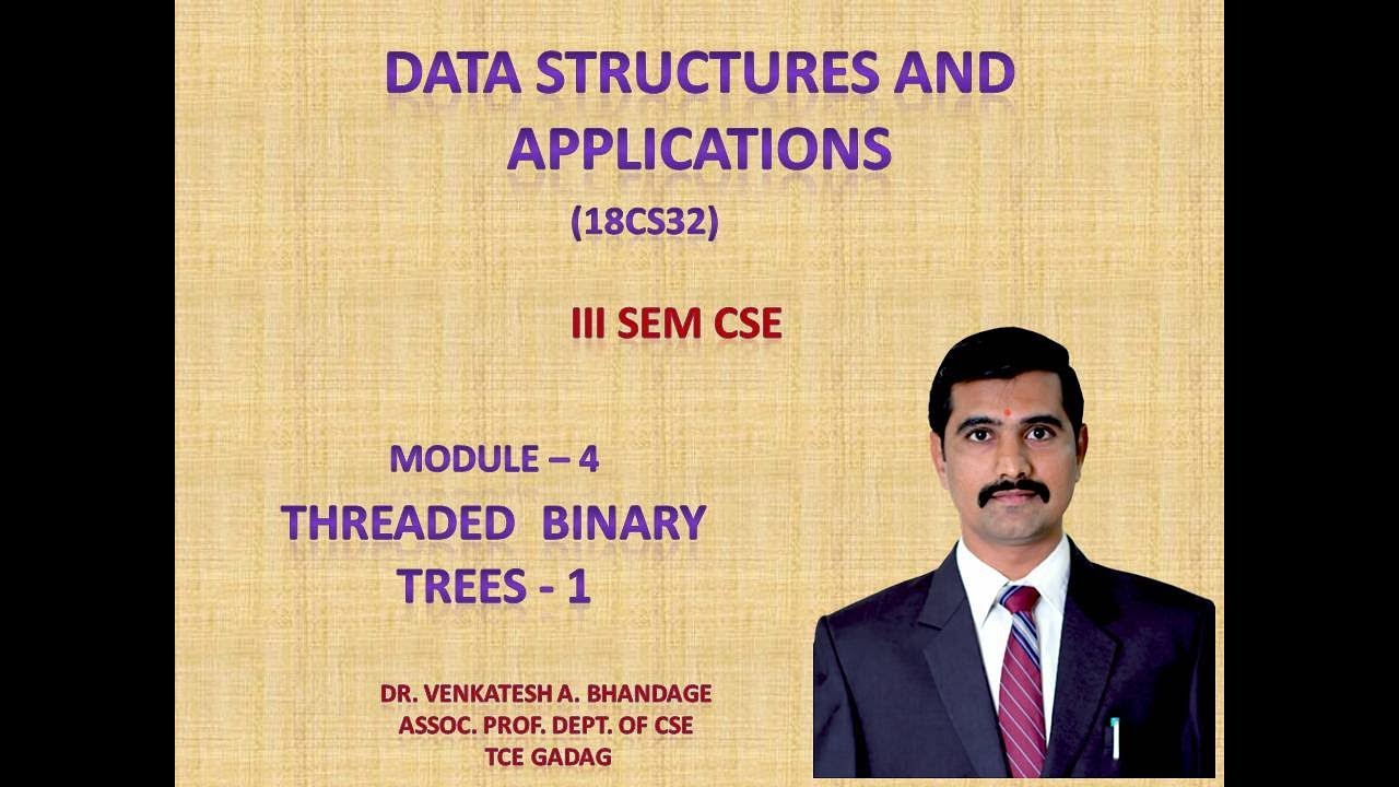 58 - Threaded binary trees 1