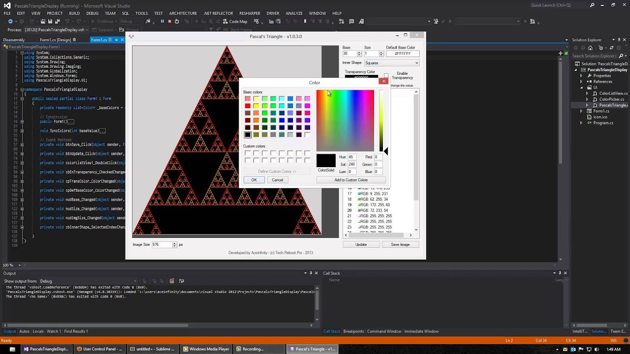 Pascal's Triangle Program - Updated Version
